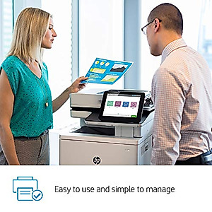 HP Color LaserJet Enterprise Flow Multifunction M578c Duplex Printer with Stapler (7ZU87A)