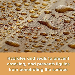 Furniture Clinic Natural Cutting Board Oil | Food Grade | for Wood, Stone, and Slate Butcher Blocks | Easy to Apply, Quick Drying, Tasteless, Odorless and Colorless | Clean, Restore, Protect (17oz/500ml)