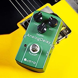 JOYO Digitial Delay Effect Pedal Mild and Mellow Circuit Delay for Electric Guitar Effect - True Bypass ("Analog" Delay JF-33)