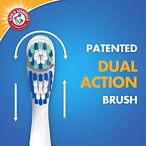 Arm & Hammer Spinbrush Pro Series White Electric Toothbrush Replacement Brush Heads Refills, Soft Bristles, 2 Count - 2 Pack (Includes 4 Brush Heads Total)