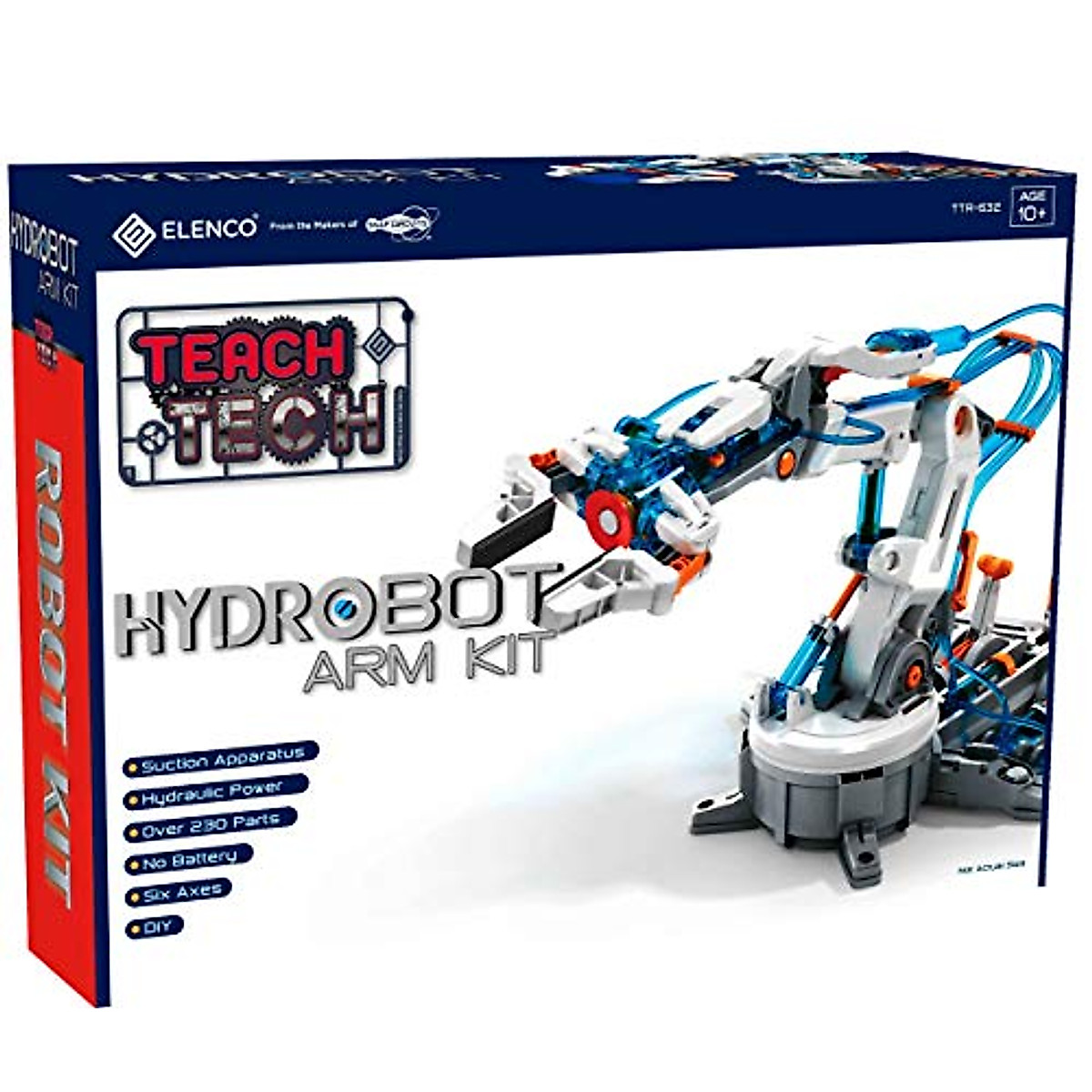 Teach Tech “Hydrobot Arm Kit”, Hydraulic Kit, STEM Building Toy for Kids 12+