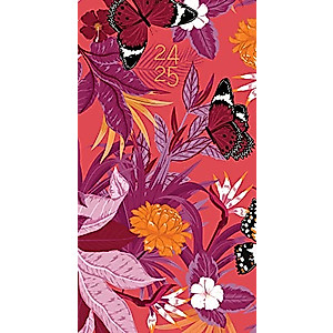 Willow Creek Press Tropical Summer 2-Year January 2024 - December 2025 Monthly Pocket Planner (3.5" x 6.5")