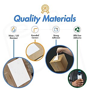 2" x 2" Square Direct Thermal Label - Compatible with Rollo Label Printer & Zebra Desktop Printers – 1” Core, Multipurpose Candle QR Barcode Sticker, Adhesive & Perforated - 4 Rolls, 750/Roll