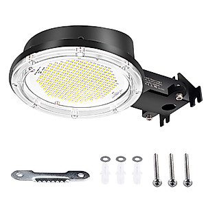 SERWING LED Barn Light 70W - Dusk to Dawn LED Outdoor Lighting, Super Bright 9900LM Security Yard Light (700W Incandescent Equiv.) 5000K Daylight IP65 Waterproof for Outdoor Street Area Lighting