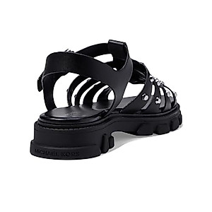 Michael Kors Jagger Fisherman Sandal Black 1 8.5 M
