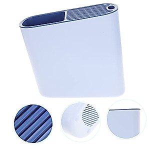 UPKOCH 1pc Plastic Utensils Sturdy Color Exquisite Dish Spoon Cage Scissor Sink Holder Draining Random Organizer Caddy Knives Block Lightweight Multipurpose Cutter Tableware