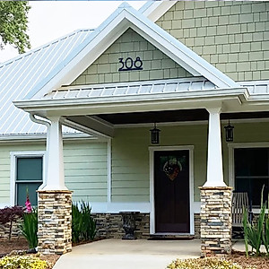 Personalized Metal House Number Sign | Custom Address Plaque | Mid Century Modern | Art Deco House Numbers | Address Numbers for House