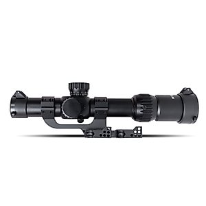 Monstrum G3 1-6x24 First Focal Plane FFP Rifle Scope with MOA Reticle | ZR302 Quick Release Scope Mount | Bundle