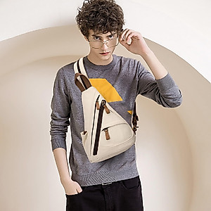 KL928 Sling Bag - Small Crossbody Backpack Shoulder Casual Daypack Rucksack for Men Women