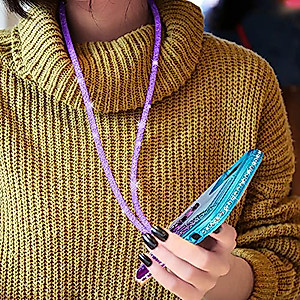 Silverback for iPhone 14 Case, Moving Liquid Holographic Sparkle Glitter Case with Kickstand, Girls Women Bling Diamond Ring Slim Protective Case for Apple iPhone 14 5G 6.1''- Purple