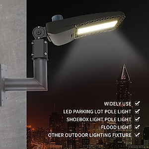 Wall Mount Bracket Accessories 90 Degree, Tenon Adapter for Wall Bracket with Slip Fitter Mount(2 3/8inch)