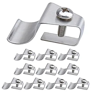 Vinyl Siding Clips for Blink Camera, Damage-Free Outdoor Siding Screws Hooks Hanger for Mounting XT2 Camera Home Security System, Weatherproof Stainless Steel Blink Siding Mount (10 Pack)