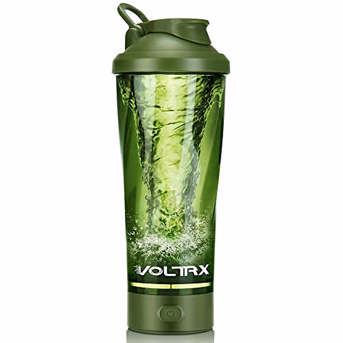 VOLTRX Premium Electric Protein Shaker Bottle, Made with Tritan - BPA Free - 24 oz Vortex Portable Mixer Cup/USB C Rechargeable Shaker Cups for Protein Shakes