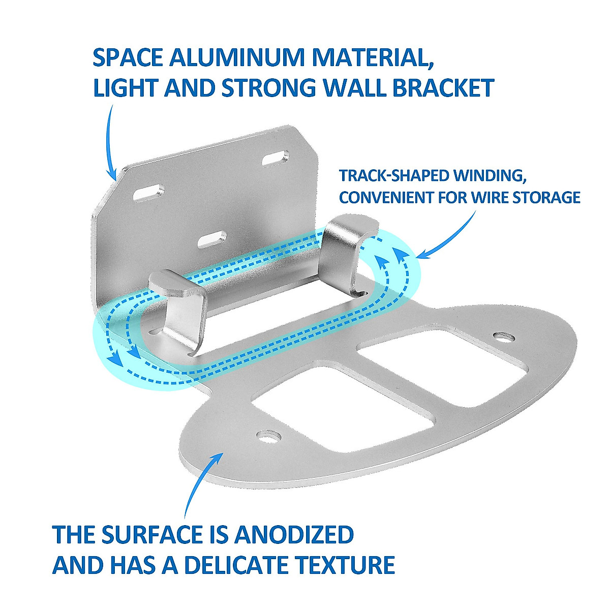 PETIMETI Wall Mount for Netgbear Orbi WiFi 6 Router with Sturdy Metal Stand Compatible Orbi WiFi 6 Router RBK753 RBK852 RBK853 RBS750 RBK752 RBK850 RBS750 RBS751(1 Pack)