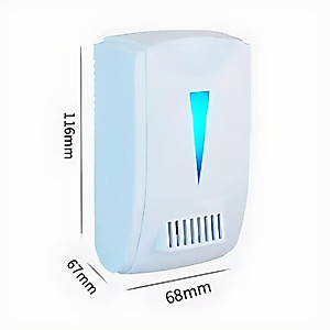 Ionizer Air Purifier,Plug In Air Purifier Ion, Protable and Quiet Plug-in Ionizer with Clear Negative Ion Wind Output, Automatic Release of Anions,Easy to Usefor Home and Office Use.