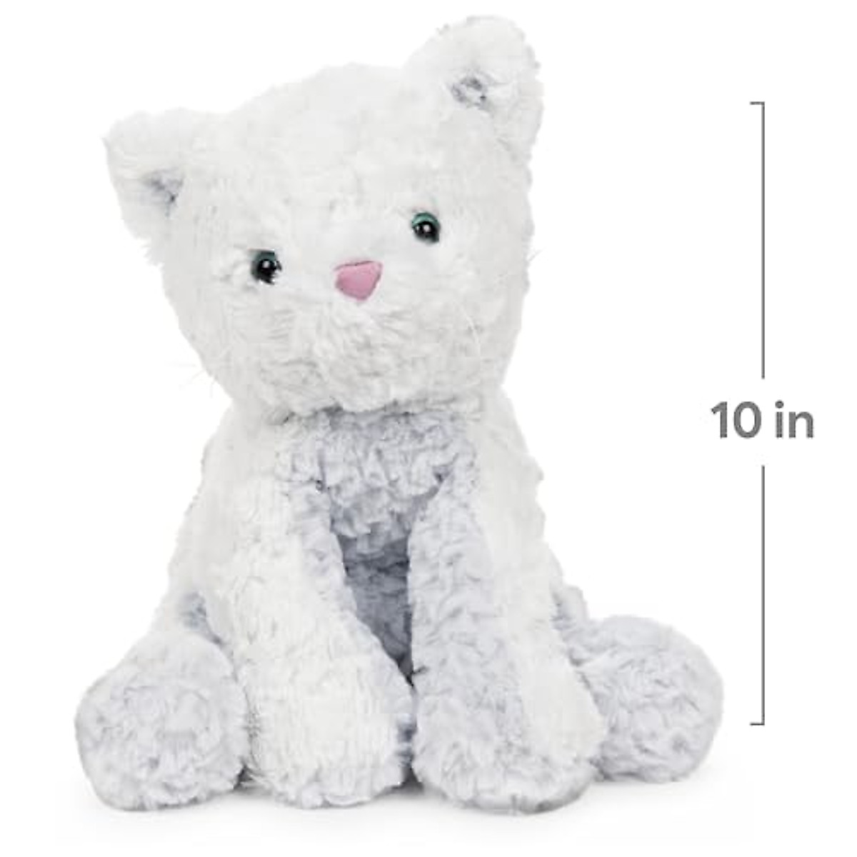 GUND Cozys Collection Kitty Cat Plush Soft Stuffed Animal for Ages 1 and Up, Blue, 10"