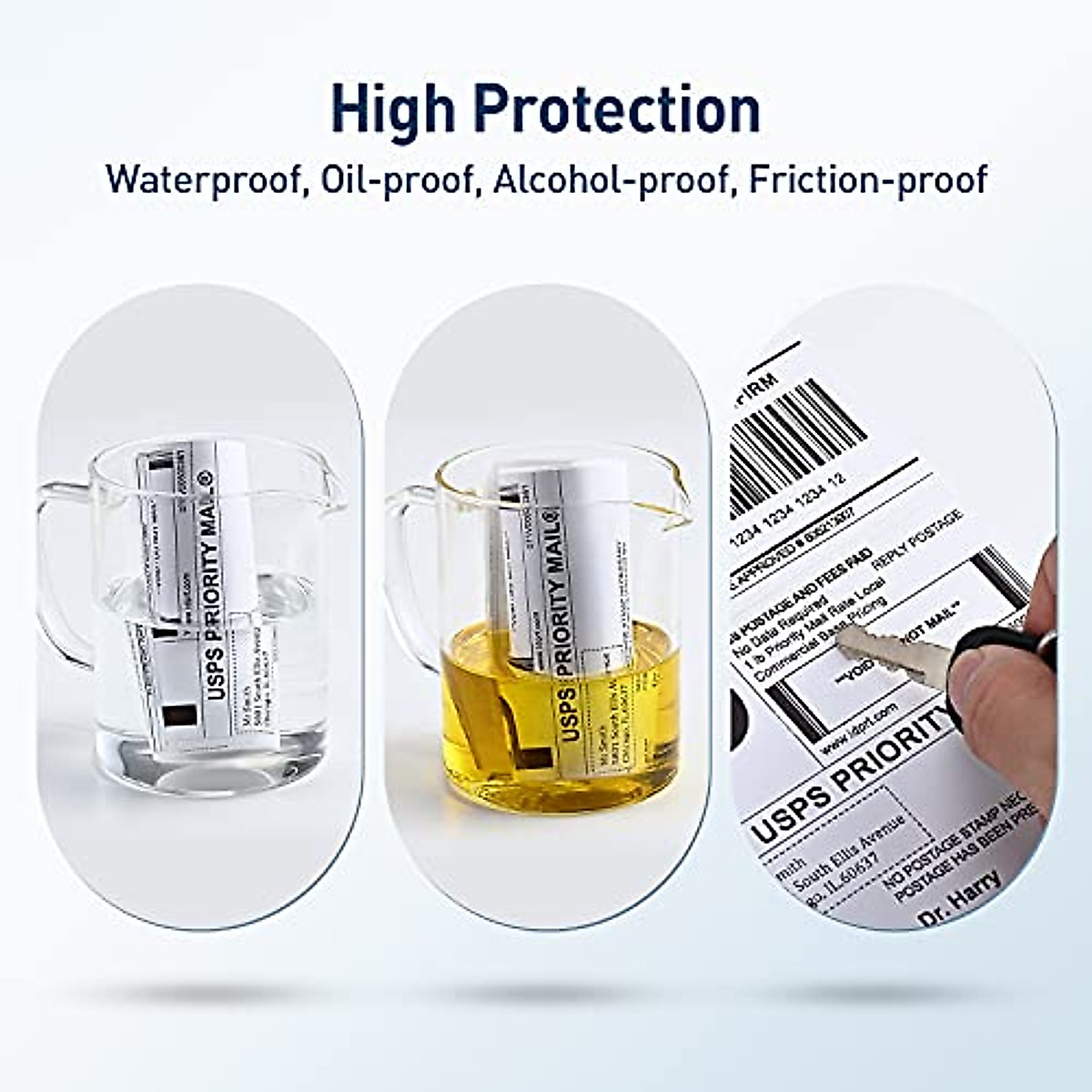iDPRT Shipping Labels - 4×6 Thermal Direct Shipping Label, Fan-Fold ...