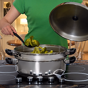 Precise Heat Surgical Stainless-Steel Oversized Skillet