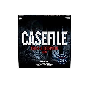 Goliath Casefile: Truth & Deception Game - Based On Hit Crime Podcast Casefile - Replayable Strategy Game, Ages 12 and Up, 3-4 Players , Black, Medium