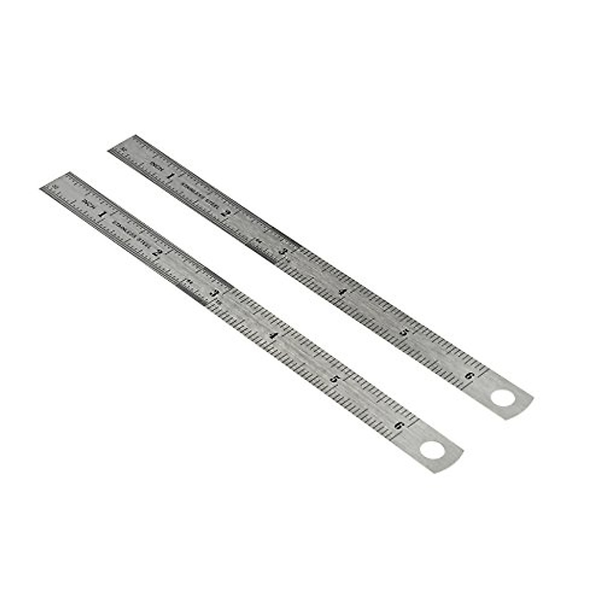 SE 6” Double-Sided Rulers in Both SAE/Metric (2-Pack) - 9266SRP