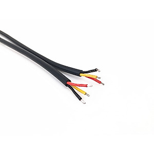 6 Pair Black 3 Pin Waterproof Connector，Waterproof Male Female Connector Cable led Connector，led 3 pin Waterproof Connector ，for for Garden Lights Path Lighting,Indoor/Outdoor LED Strip Lights