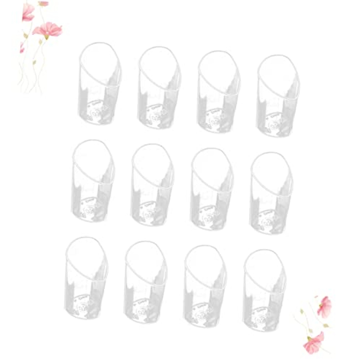 SWOOMEY 25pcs fruit containers clear cake containers clear cups disposable individual cheesecake cups clear dessert pots party Treat Cups plastic cup mousse cup dessert bowl food soup cup