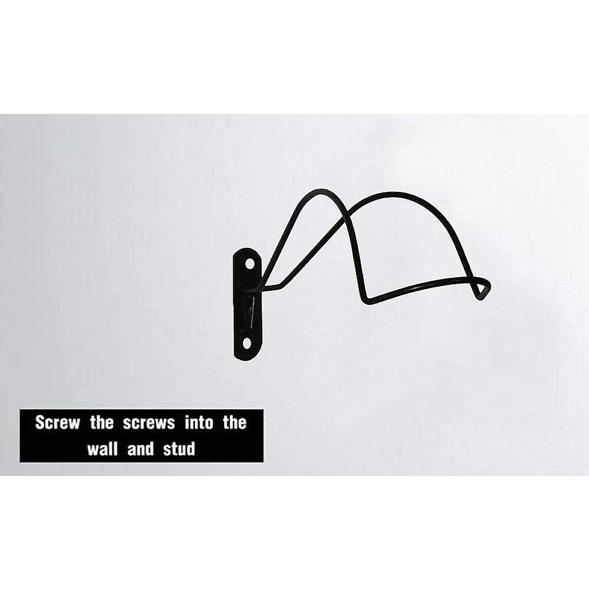 Metal Wall Hooks Helmet Rack – Heavy Duty Wall Mounted Entryway Organizer Hanger for Equestrian Helmet, Motorcycle Helmet，Hats, Caps - Sturdy & Decorative Solution to Storage Or Display - （NO Helmet ）