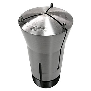 Lyndex 166-001S 16C Steel Emergency Collet, 1/16" Pilot Hole, 4.31" Length, 2.26" Top Diameter, 1.89" Bottom Diameter