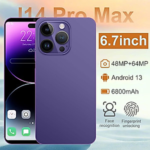 Zopsc i14pro 6.1in Smartphone for 11.0 5G Dual Screen WiFi 4GB 64GB MT6889 Deca Core 7000mAh 1440 3040 800W 1600W 100 240V