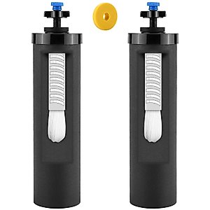 Black Purification Element Replacement Filter Compatible with Purification Elements and Gravity Water Filter System-Fetechmate Series,Big Series,NSF/ANSI 372