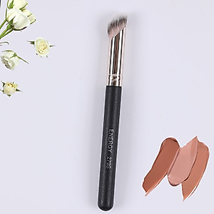 ENERGY Kabuki Foundation Brush for Liquid Makeup Professional Makeup Brush Concealer Brush Blusher Brush Bronzer Travel Buffing Contour Stippling Face Blush Concealer Liquid Blending Brushes
