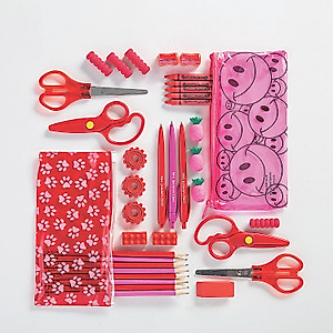 Fun Express Smile Face Pencil Cases - 12 Pieces - Educational And Learning Activities For Kids