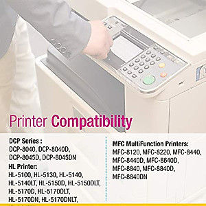 CS Compatible Toner Cartridge Replacement for Brother TN570 TN570 Black DCP-8040 DCP-8040D DCP-8045D DCP-8045DN HL-5100 HL-5130 HL-5140 HL-5140LT Toner Cartridge Black