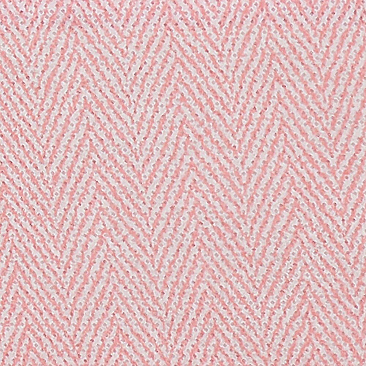 mDesign Soft Fabric Wall Mount/Over Door Hanging Storage Organizer - 4 Large Pockets for Child/Kids Room or Nursery, Hooks Included - Herringbone Print - Pink