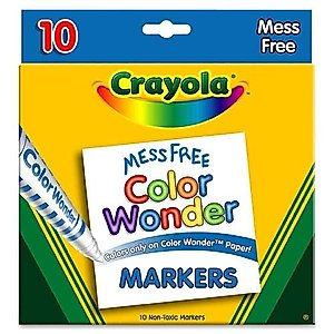 Color Wonder Mess Free Coloring Markers 10-Pack