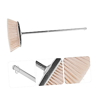 Hoement Cleaning Broom Household Cleaning Supply Stable Broom Portable Air Conditioners Household Brooms Bathtub Broom Kitchen Broom Squeegee Broom Cleaning Tool Khaki Stainless Steel