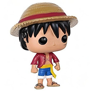 Funko POP One Piece - Monkey D. Luffy Pop! Vinyl Figure (Bundled with Compatible Pop Box Protector Case) Multicolor 3.75 inches