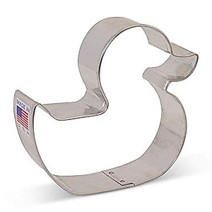 Rubber Duck Cookie Cutter, 4" Made in USA by Ann Clark