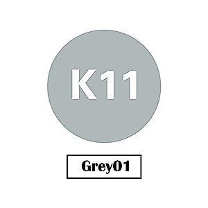 guangyintong HTV Heat Transfer Vinyl Rolls 12" x 5ft - Iron on Vinyl Easy to Cut &Weed, Glossy Surface (k11-Grey 01)