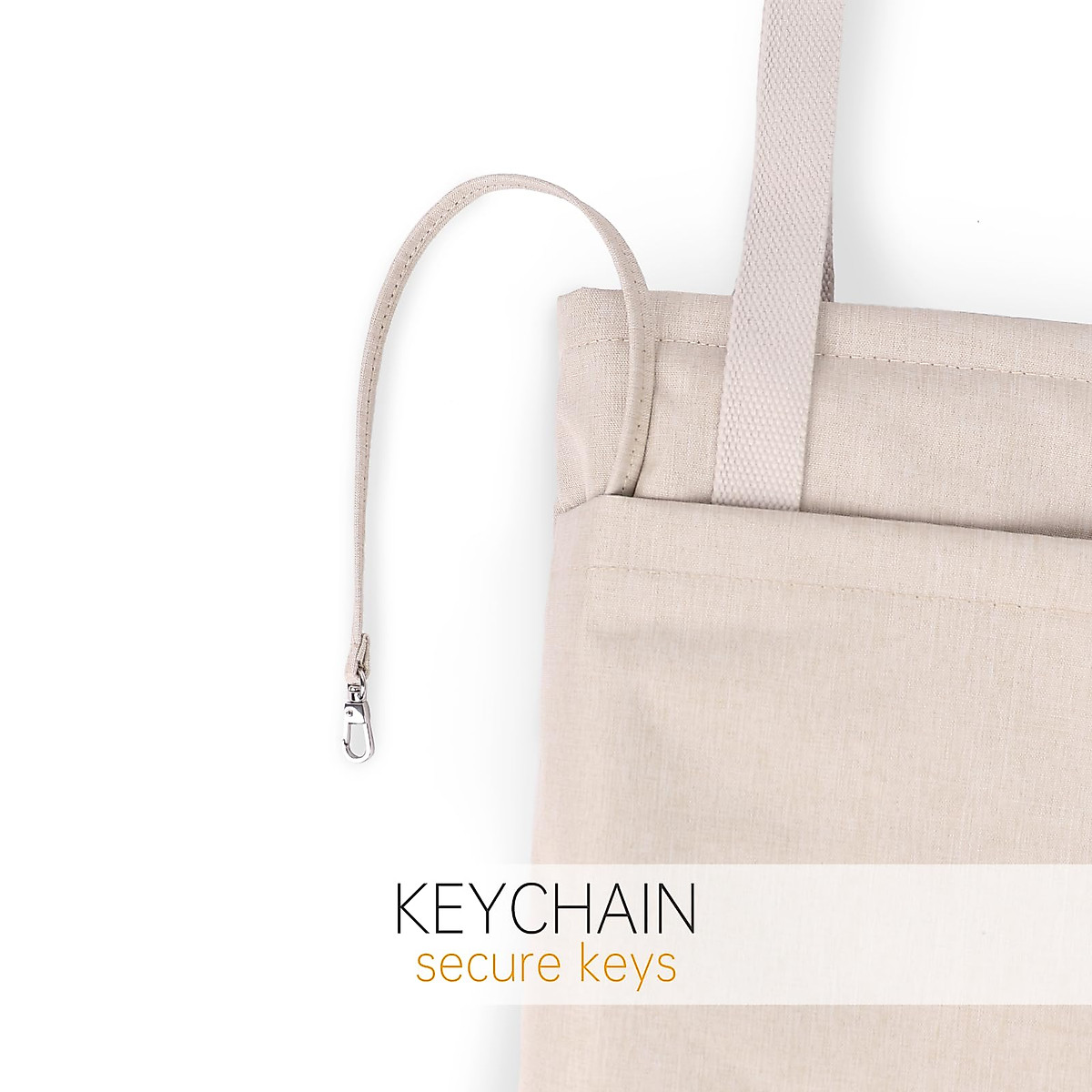 FNOLIA Laptop Tote, 2-in-1 Tote Backpack, Convertible Water-resistant Bag for Office, College, Travel, fit for 14 inches laptop, Gift for co-workers, teachers Beige