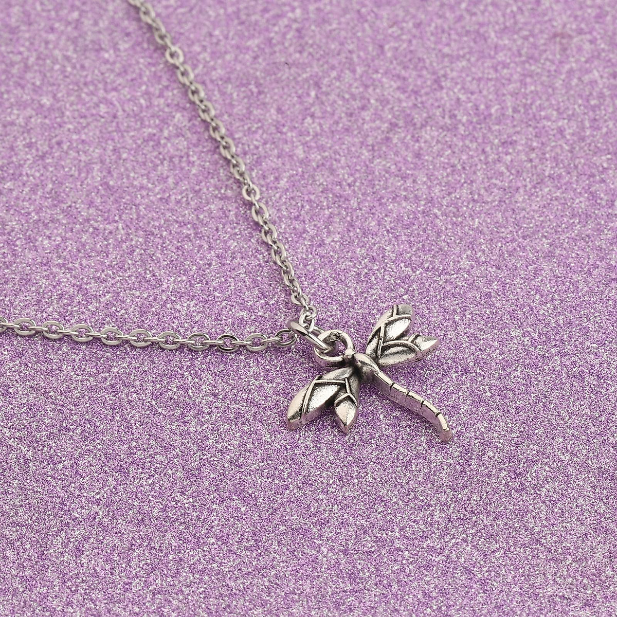 TGBJE Dragonfly Necklace Dragonfly Spirit Animal Gift for Women Daughter Dragonfly Charm Jewelry (Dragonflies Necklace)