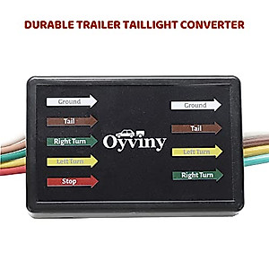 Oyviny Custom 4 Way Trailer Wiring Harness 55336 for 1994-2008 Acura MDX/RL/TL/CL/Integra, Honda Accord/CR-V/Element/Odyssey/Pilot/Prelude, Isuzu Oasis