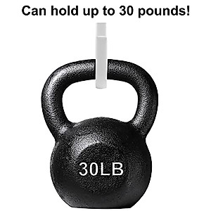 FLOWRALiKI Over The Door Hook, 4 Pack Door Hooks for Hanging Clothes, Towels, Coats, and More