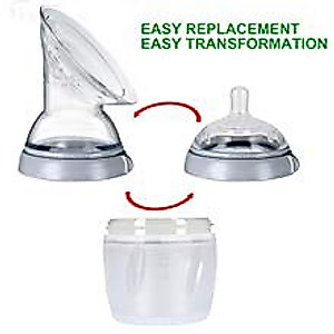 haakaa Manual Breast Pump Breast Milk Collector Gen 3 Multi-Functional Feeding Set 5.4oz/160ml