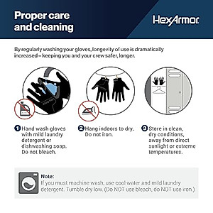 HexArmor Abrasion-Resistant Touchscreen Tactical Gloves | HexBlue™ 2132STL | Medium