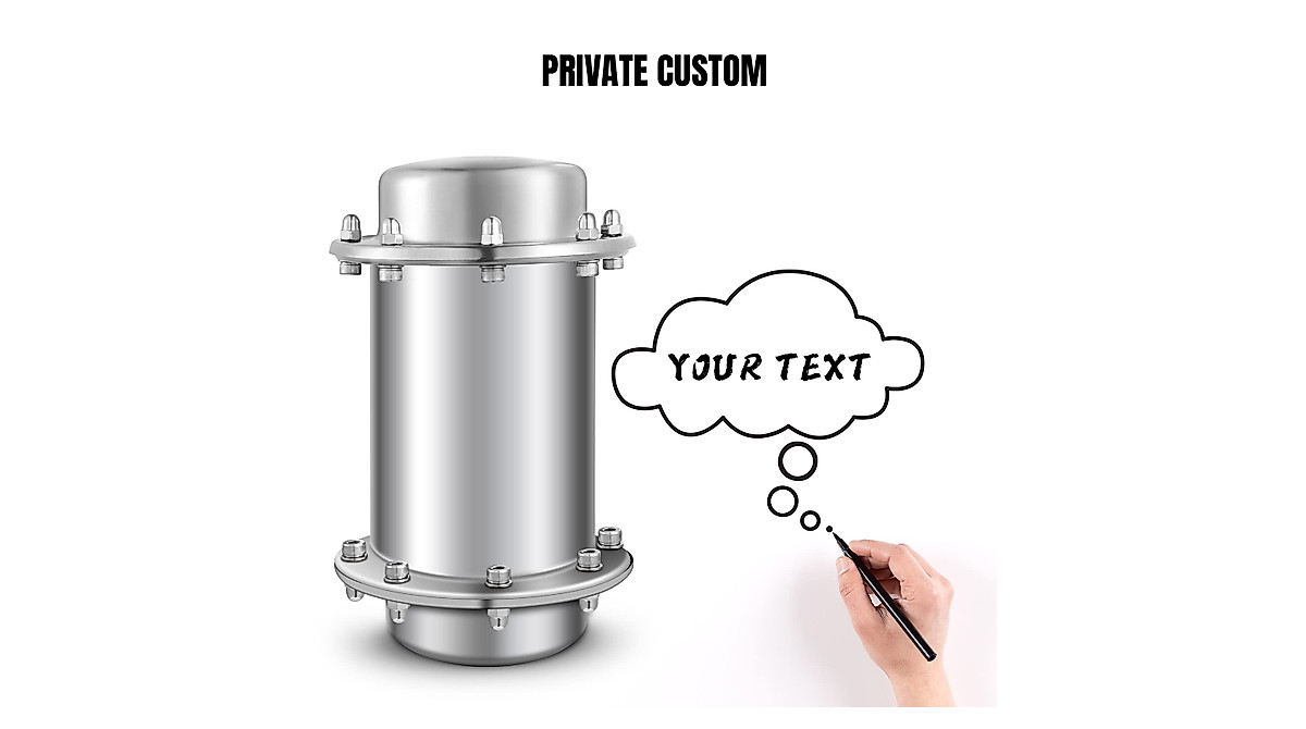 Personalized Engraved Time Capsule - Custom Waterproof