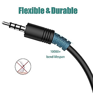 Eanetf USB to Aux Audio Adapter, 3.5mm Male to USB Female Adapter for Playing Music with U-Disk in Your Car,orked only When Your CAR 3.5mm AUX Port Must has Audio decoding Function - 2 Pack