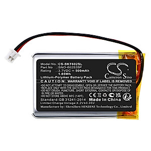 FYIOGXG 500mAh / 1.85Wh Battery for Trim Plus WiFi Video Doorbell PN: SNO-602535P