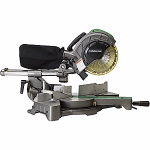 Metabo HPT Miter Saw | 8-1/2-Inch Blade | Linear Ball Bearing Slide System | C8FSES