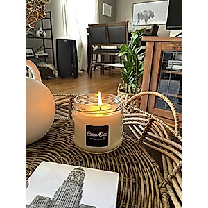 Burn One Buffalo Scented Candle (OG Kush) | Very, Vanilla, Hand Poured, Every Day Scented Soy Candles for Home | 10oz Clear Glass Jar, 30+ Hour Burn Time, Made in USA